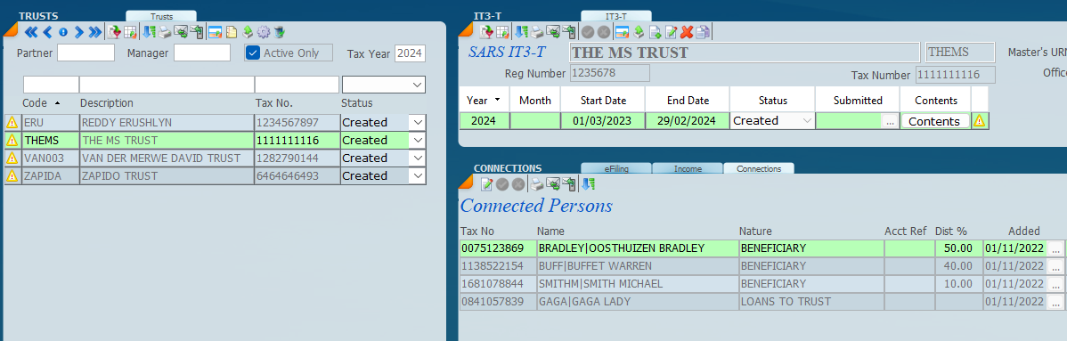 Verify and Validate Sky Trusts IT3-T Data